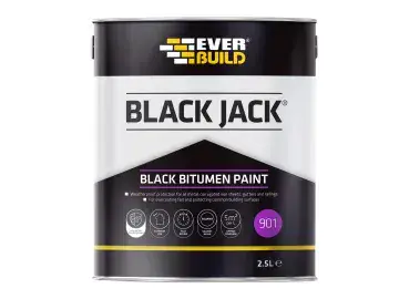 EVERBUILD 901 Black Jack Black Bitumen Paint 2 5L 90102