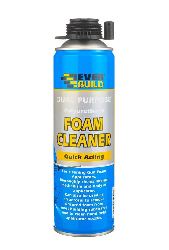 EVERBUILD Dual Purpose Foam Cleaner Aerosol 500ml GFSC5
