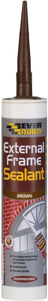 EVERBUILD External Frame Sealant Brown 290ml EXTBN