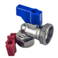 MASTERFLOW 15mmx3/4" Angled Light Pattern Washing Machine Tap MWMA1506