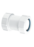 McALPINE 1 1/2" Straight Connector MultiFit Waste Fitting T28M