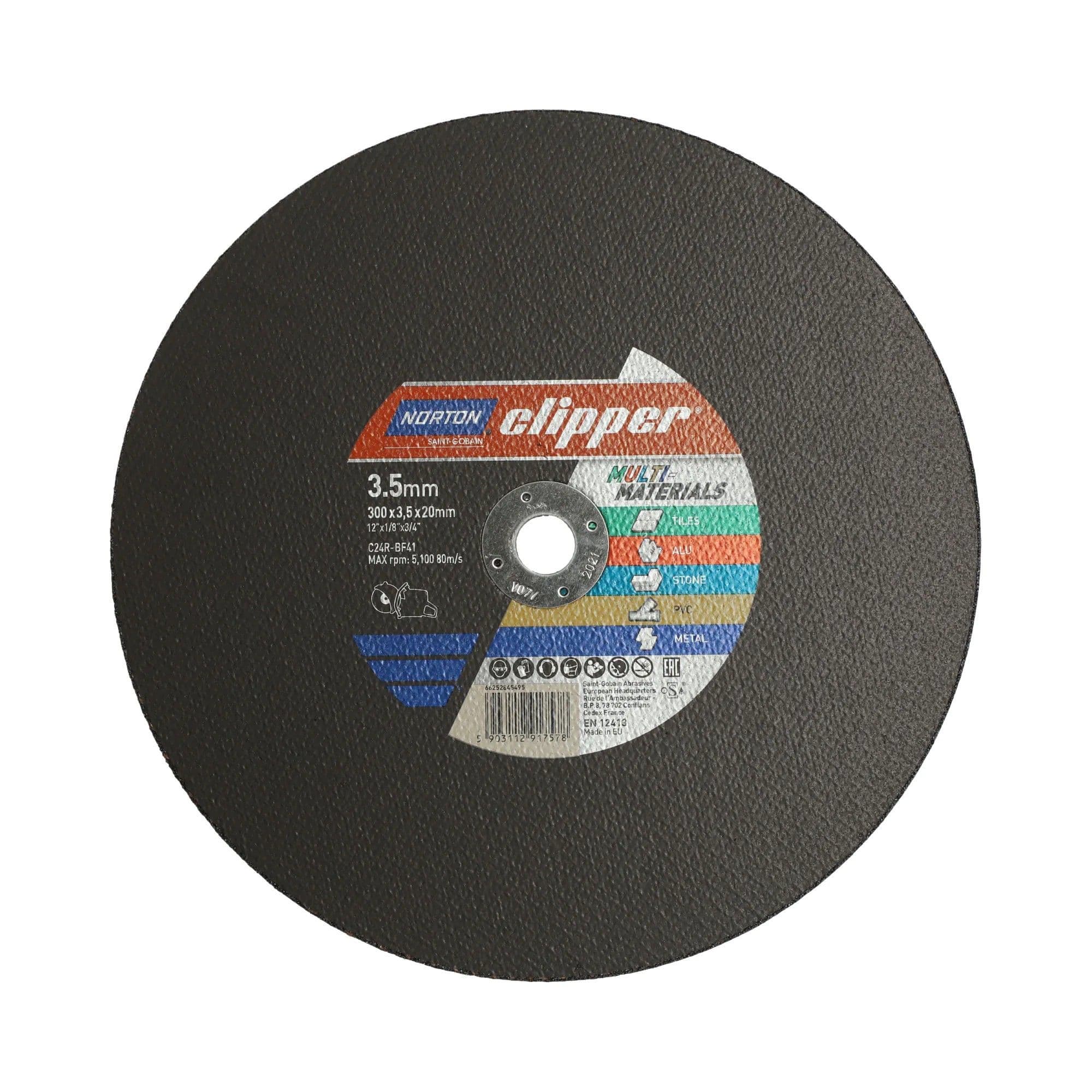 NORTON Clipper MP 300x20mm Cutting Disc 66252845495
