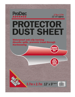 ProDec Protector Lined Dust Sheet 12 x9 CRPR129