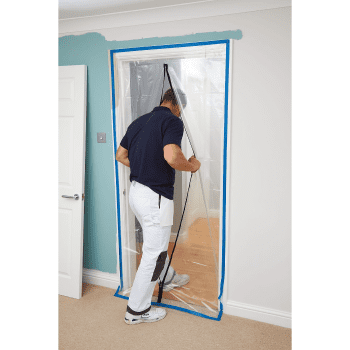 ProDec Zipped Doorway Dust protector 2 1M H PDPY004