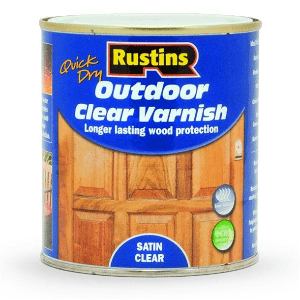 RUSTINS Exterior Varnish Satin 1L EAVS1000