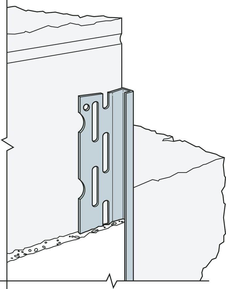 SimpsonST 13mm Plaster Stop Bead Stainless Mesh Wing 3 0M PSB1330S