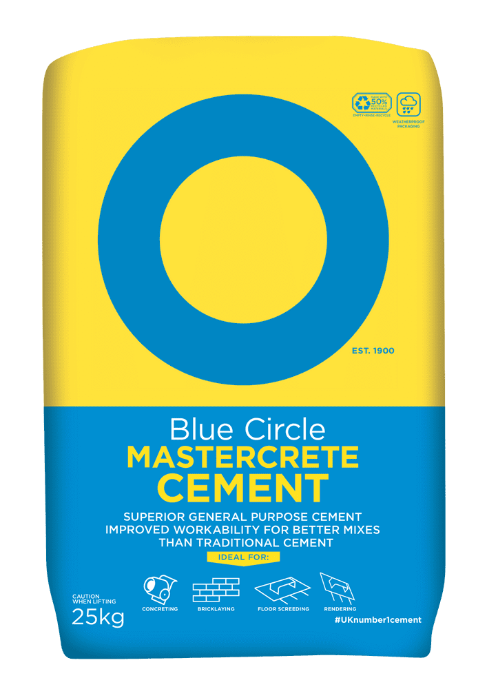 TARMAC Blue Circle Mastercrete Cement Plastic 25kg