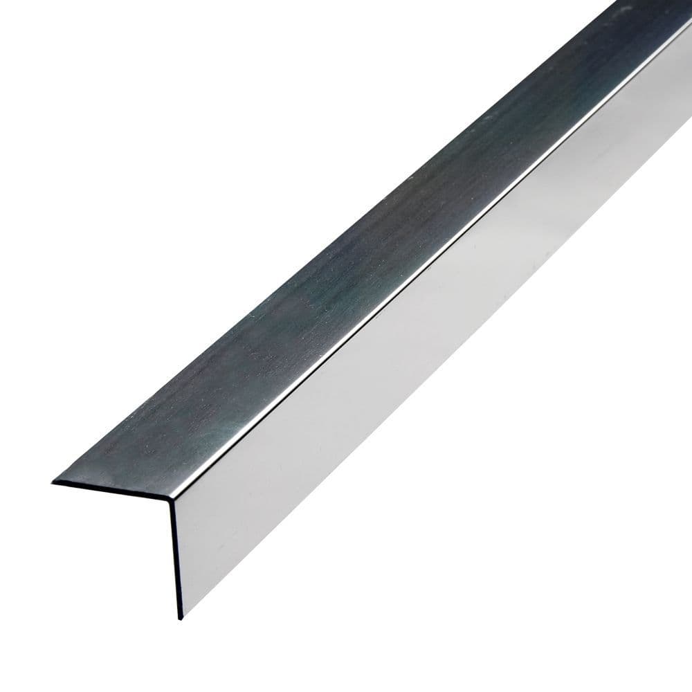 TILE RITE 20mmx20mm Tile Corner Guard 3M Bright Silver SCG690