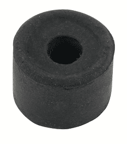 UNION 35mm Rubber Door Stop BLK x2 DP005800