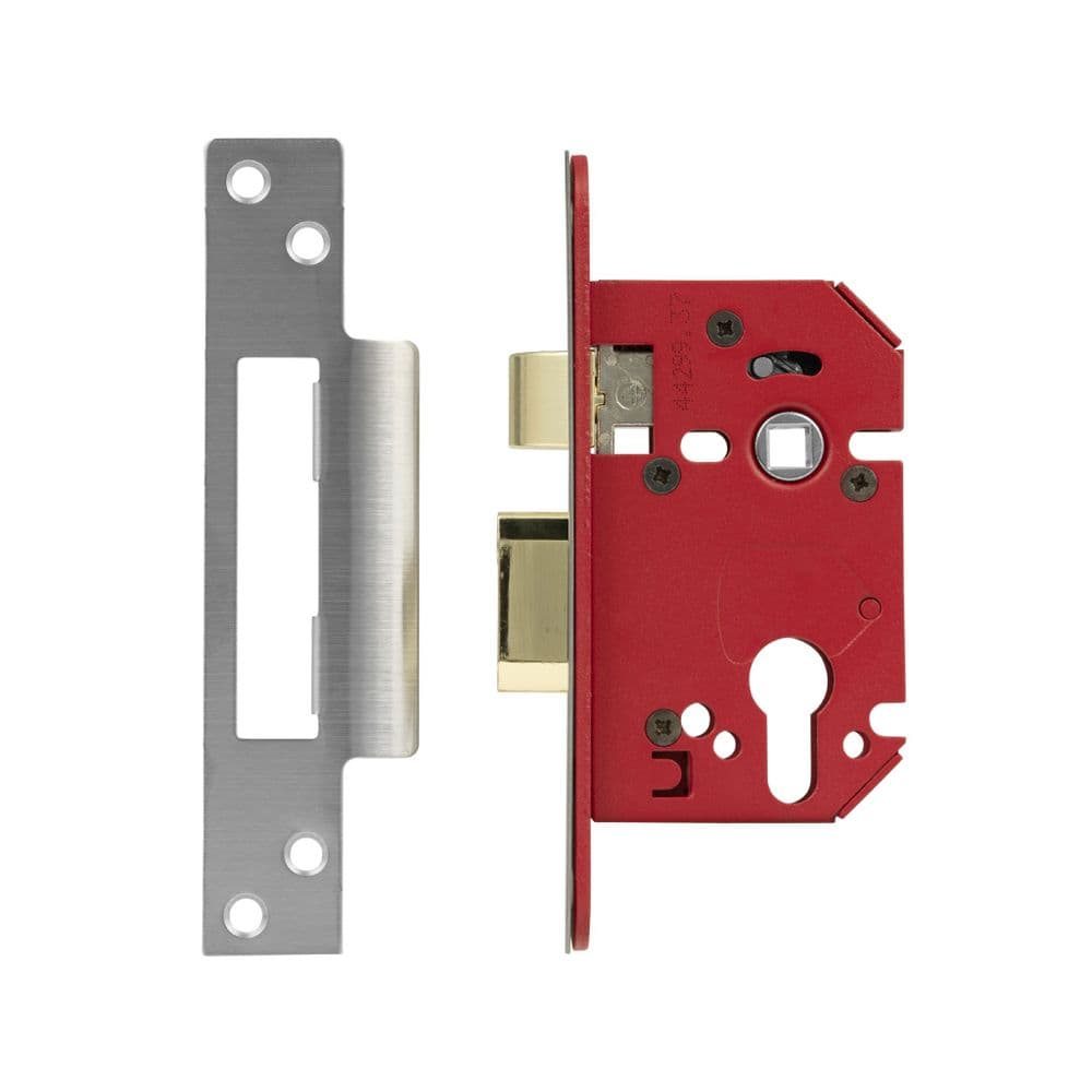 UNION StrongBOLT Euro Profile Mortice Sash Lock SS 3 0" Backset YL22EUS-SS-3 0
