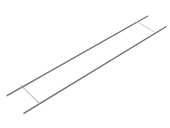 VISTA 60x3 0mmx2 7M S/S Brick Ladder Reinforcement VW3-060-STST
