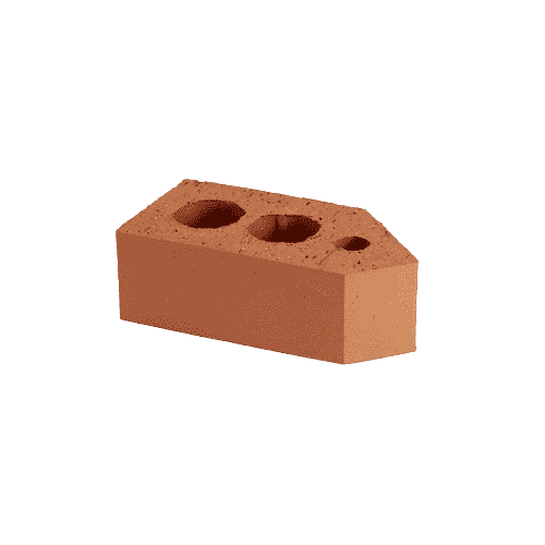 WIENERBERGER AN1 2 Squint Engineering Brick 45 Degree Red