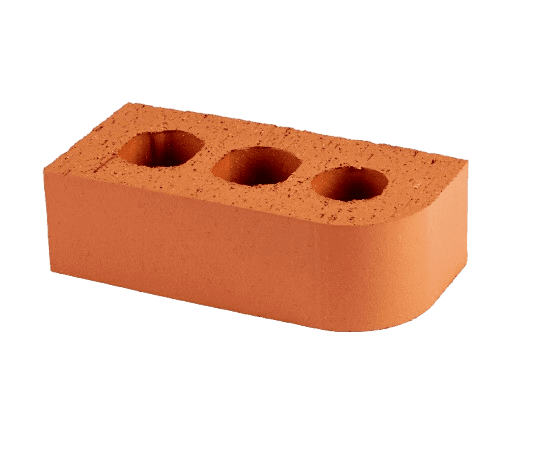 WIENERBERGER BN1 2 Single Bullnose Engineering Brick Red