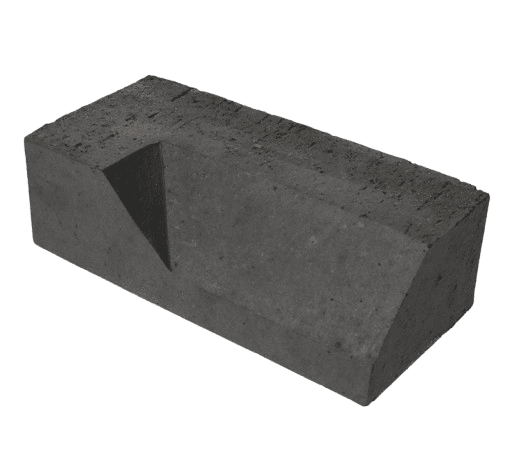 WIENERBERGER PL4 2R Internal Return Plinth Brick 23mm R/Hand Blue