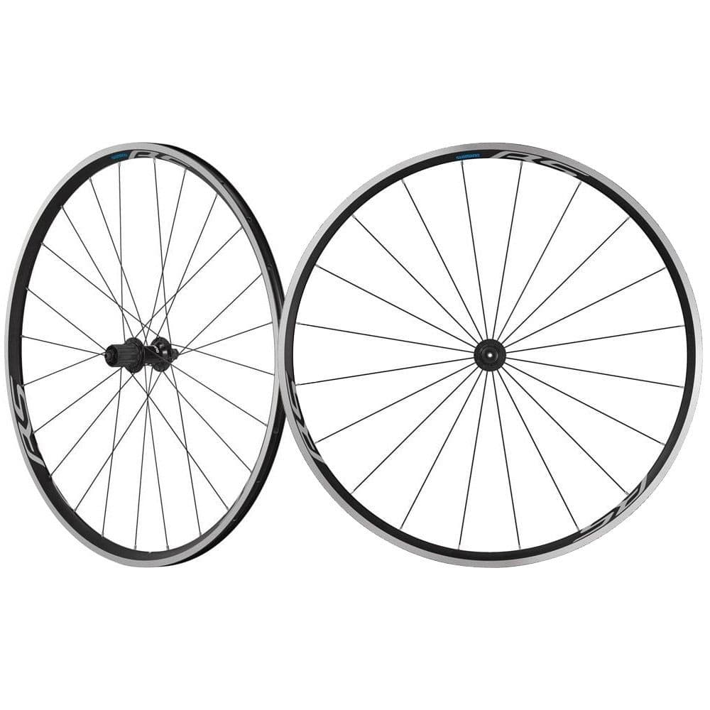 PAIR SHIMANO RS100 ROAD BIKE 700C RIM BRAKE WHEELS - RRP 194 95