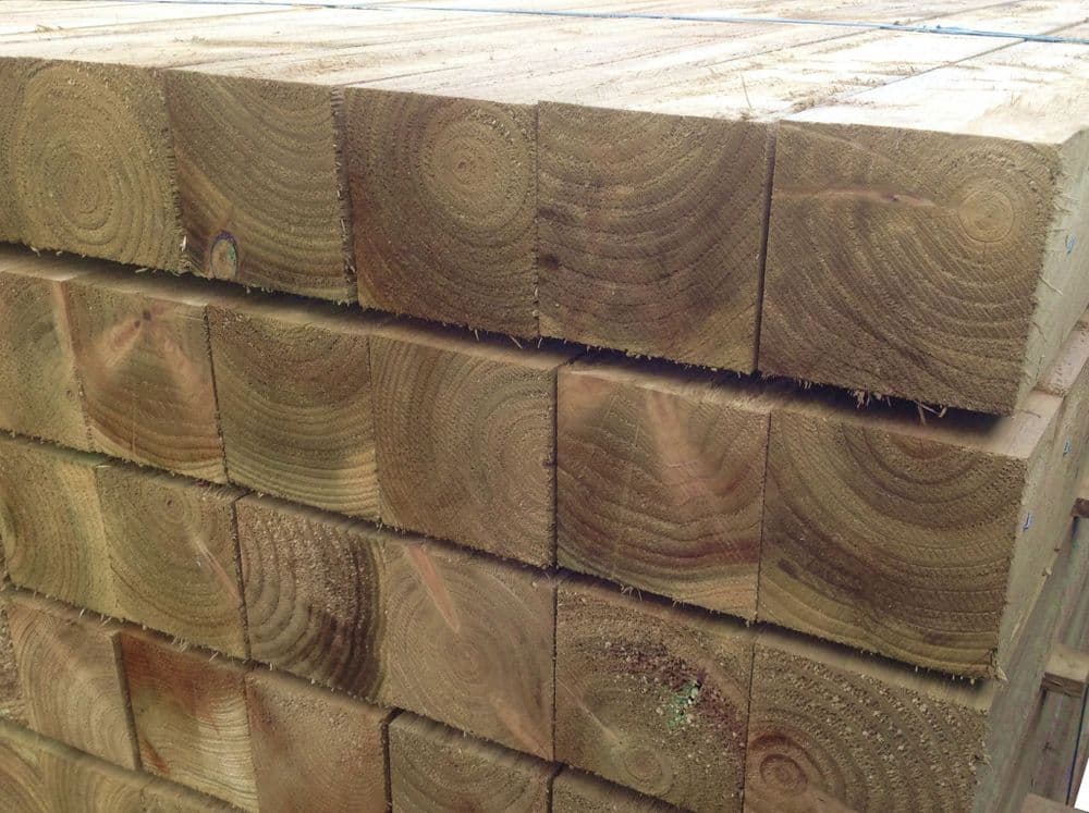 Timber Tanalised Fence Post 100x100 4x4