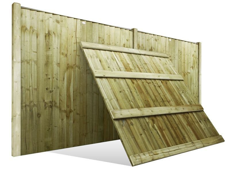 Vertilap Single Sided Fence Panel