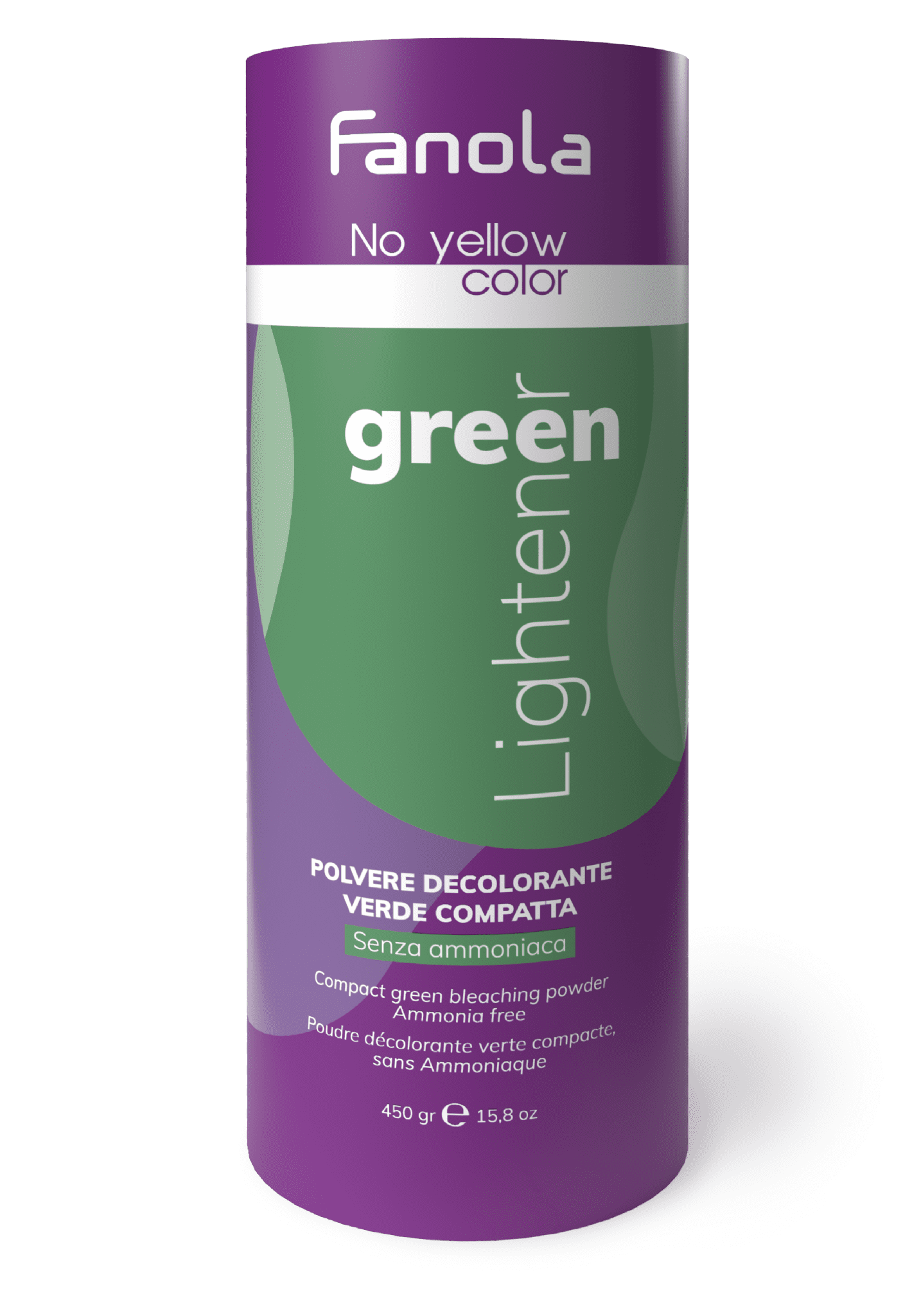 Fanola No Yellow Compact Green Bleaching Powder 450g