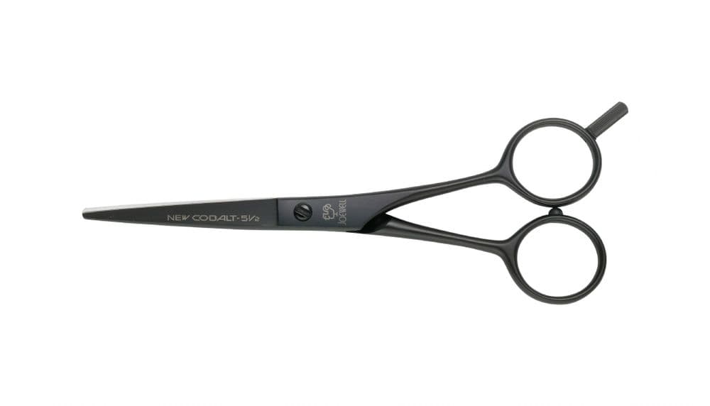 Joewell Black Cobalt 60 Straight Scissor