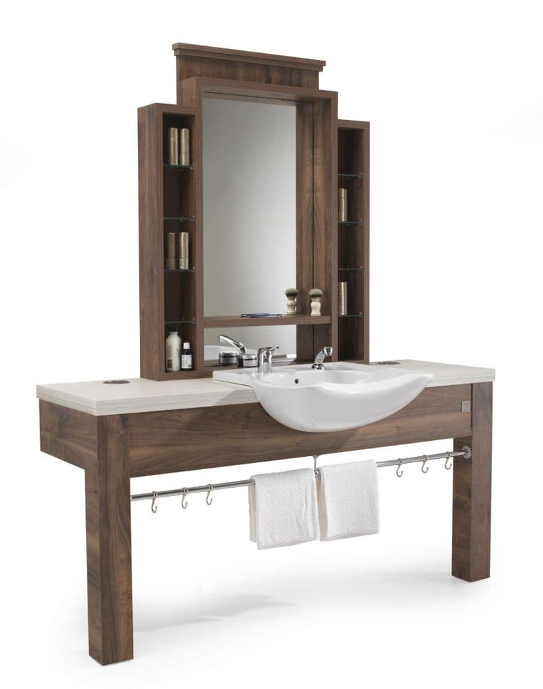 REM Montana Barber Unit Frontwash Basin 2 Position