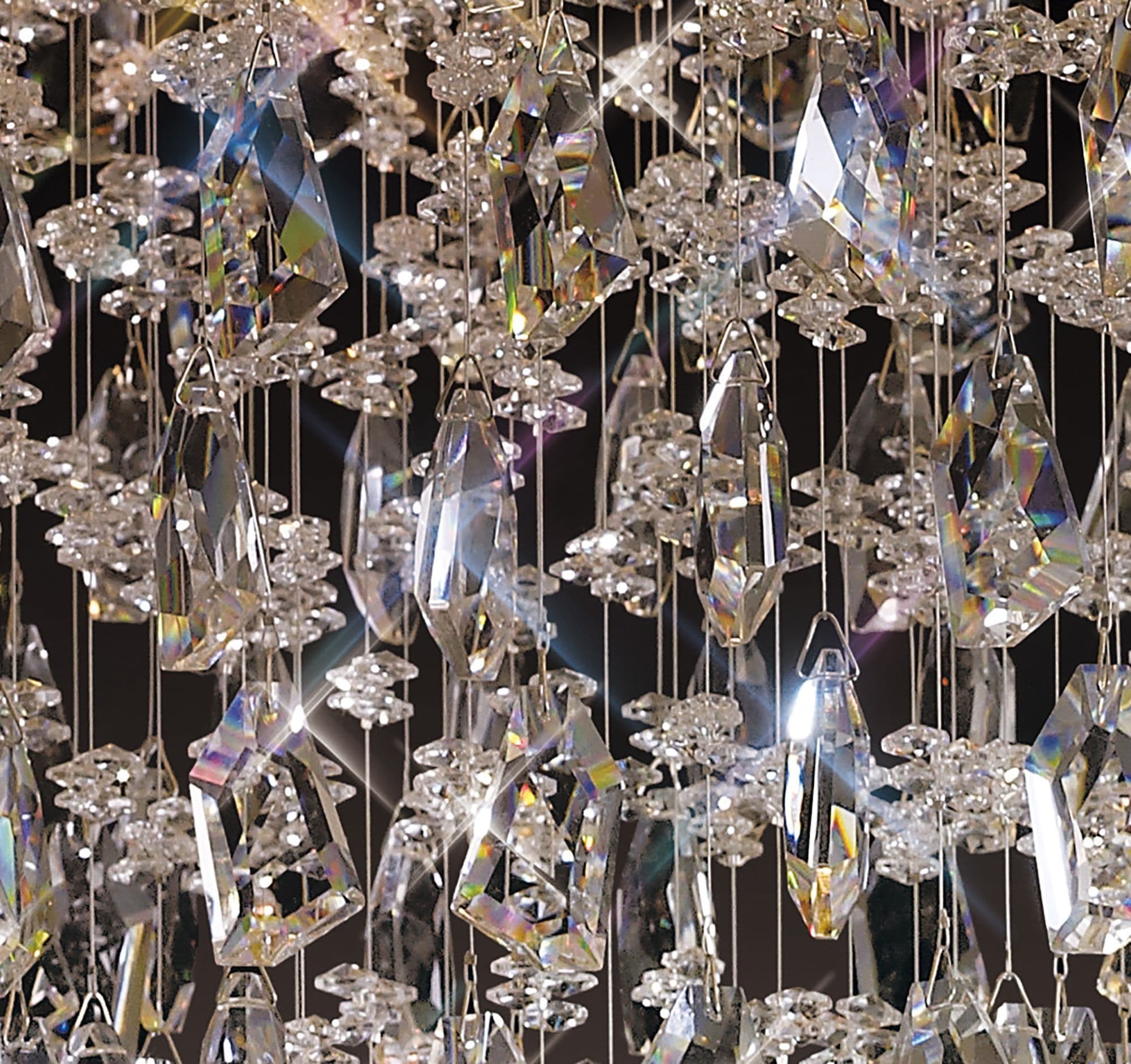 Alex Square Ceiling 14 Light G9 Polished Chrome/Crystal Pallet Shipment ...