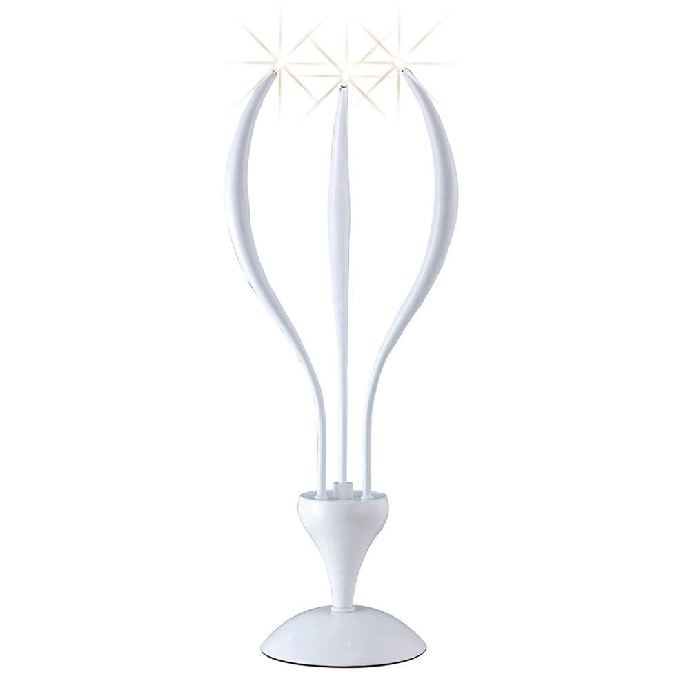 Garry Table Lamp 3 Light G4 Gloss White