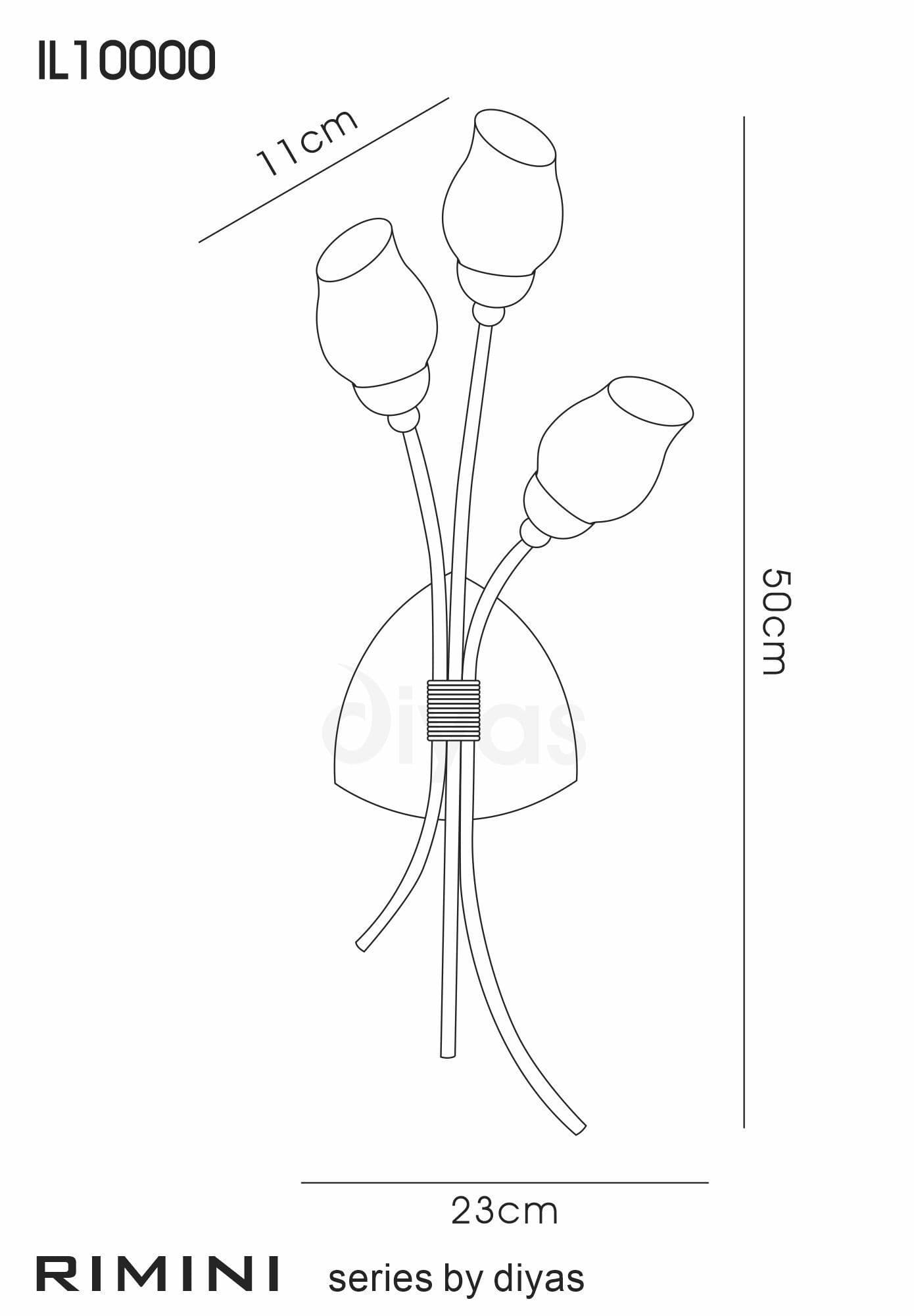 Howard Wall Lamp 3 Light G9 Satin Chrome/Opal Glass