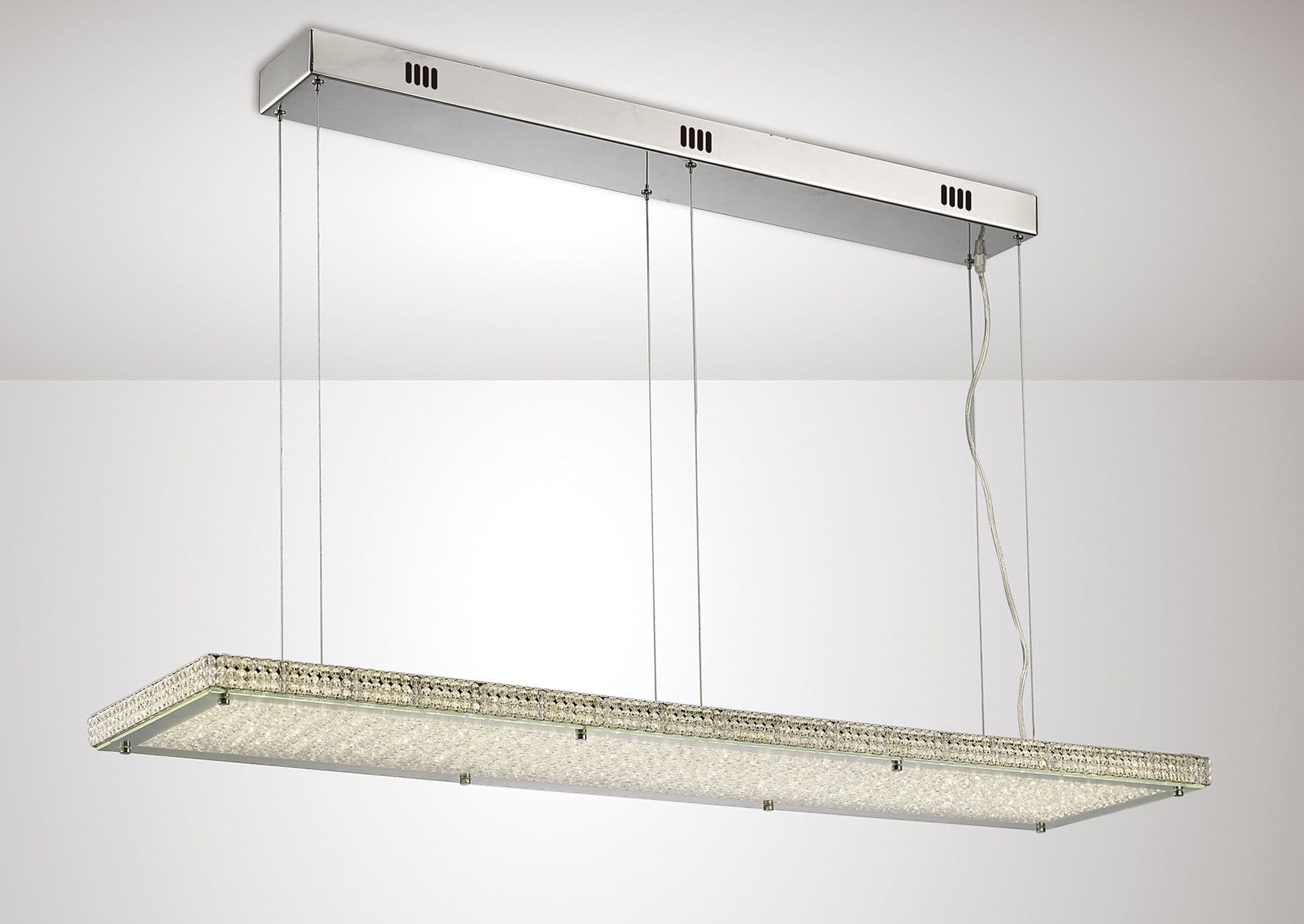 Alexander Bar Pendant 60W 5100lm LED & Remote 3000/6000K Stainless ...