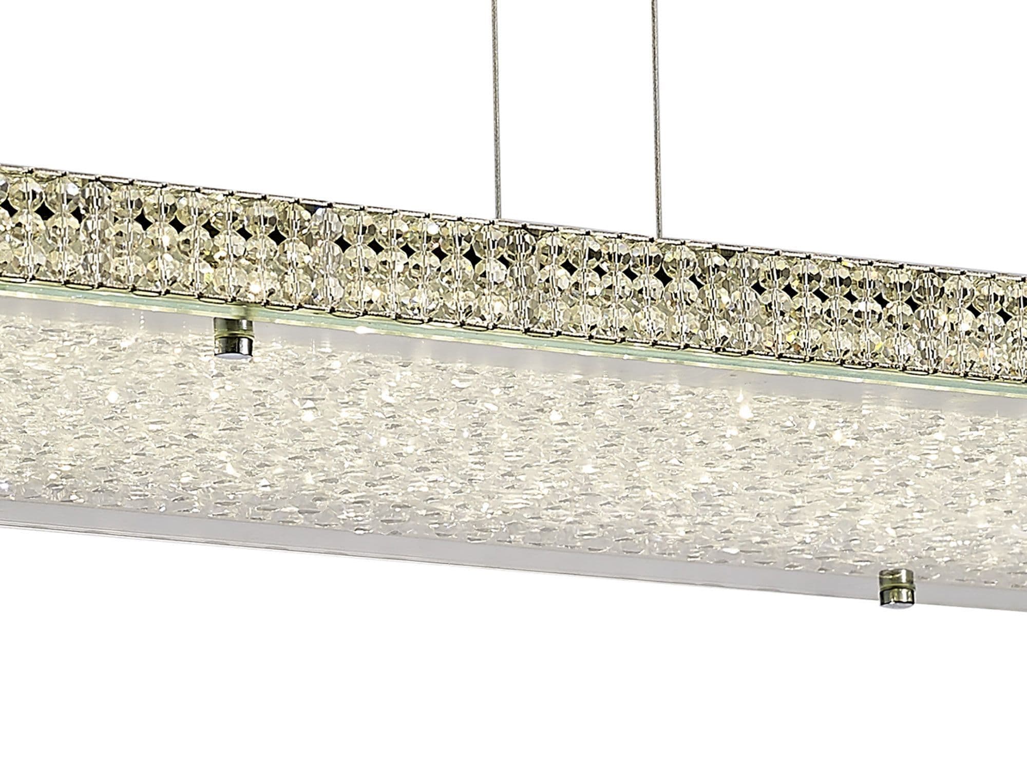 Alexander Bar Pendant 60W 5100lm LED & Remote 3000/6000K Stainless ...