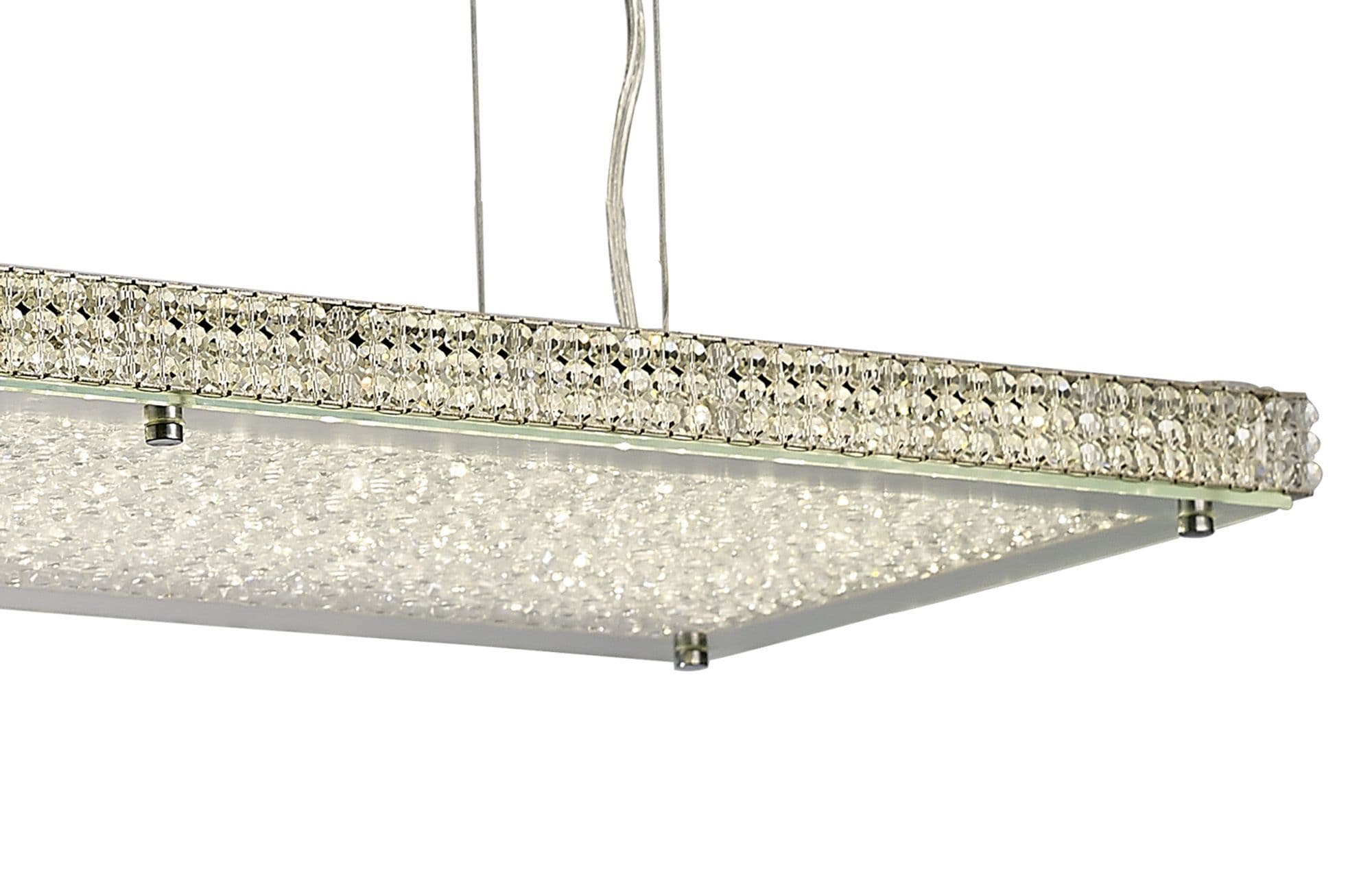 Alexander Bar Pendant 60W 5100lm LED & Remote 3000/6000K Stainless ...