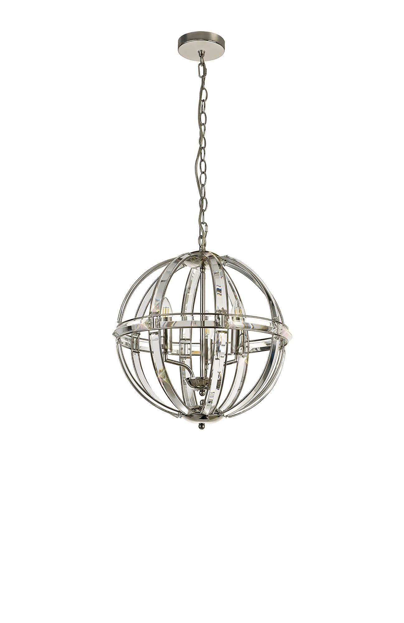 Alice Medium Round Pendant 3 Light E27