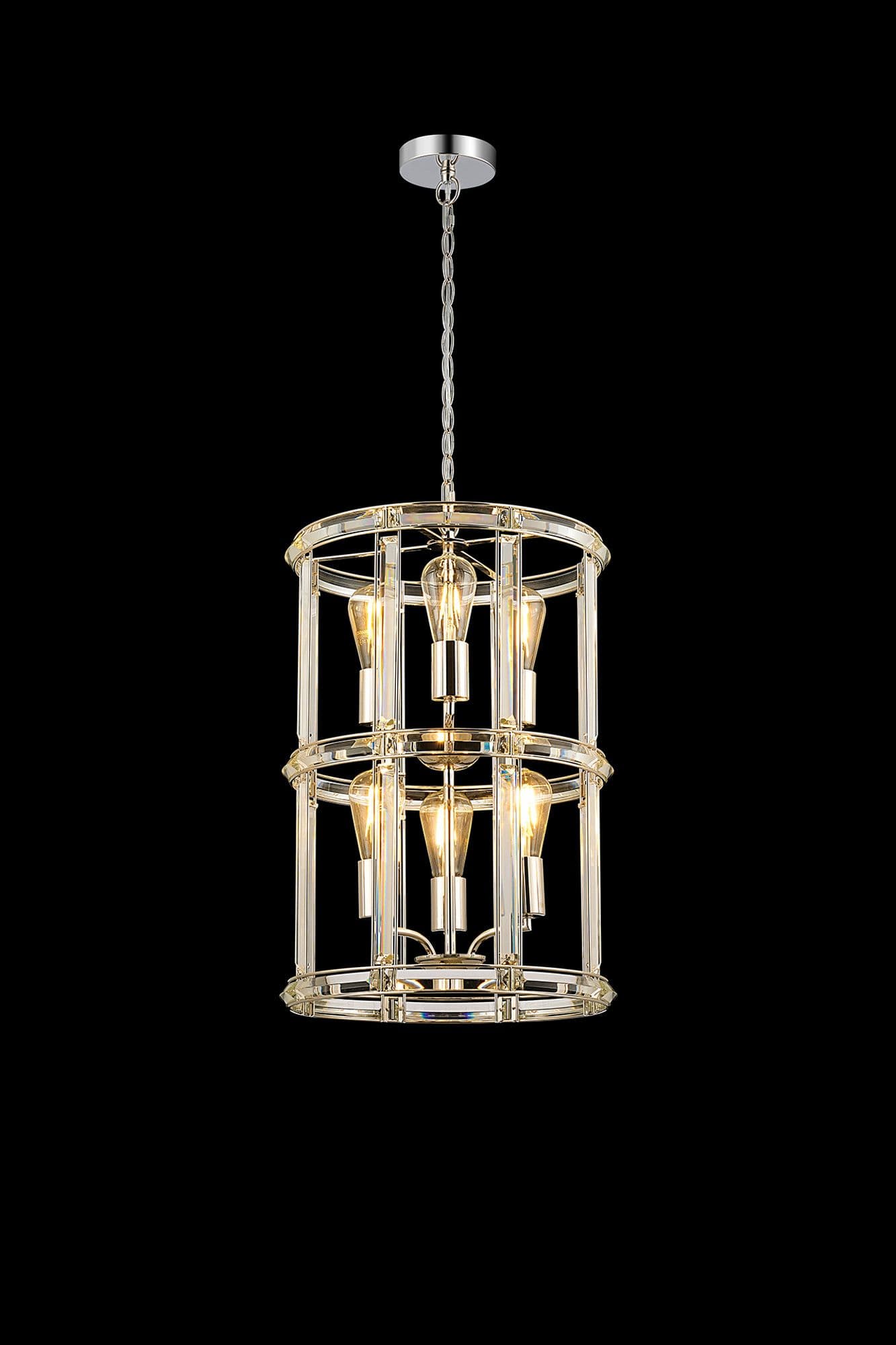 Alice Small Round Column Pendant