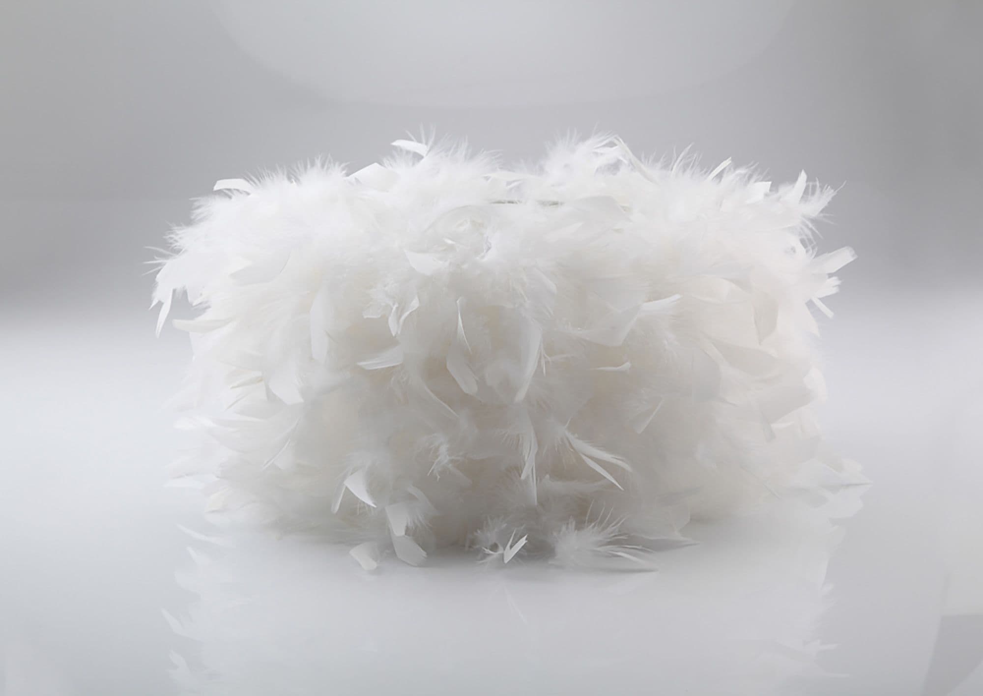 Anson Feather Shade White 410mm x 230mm