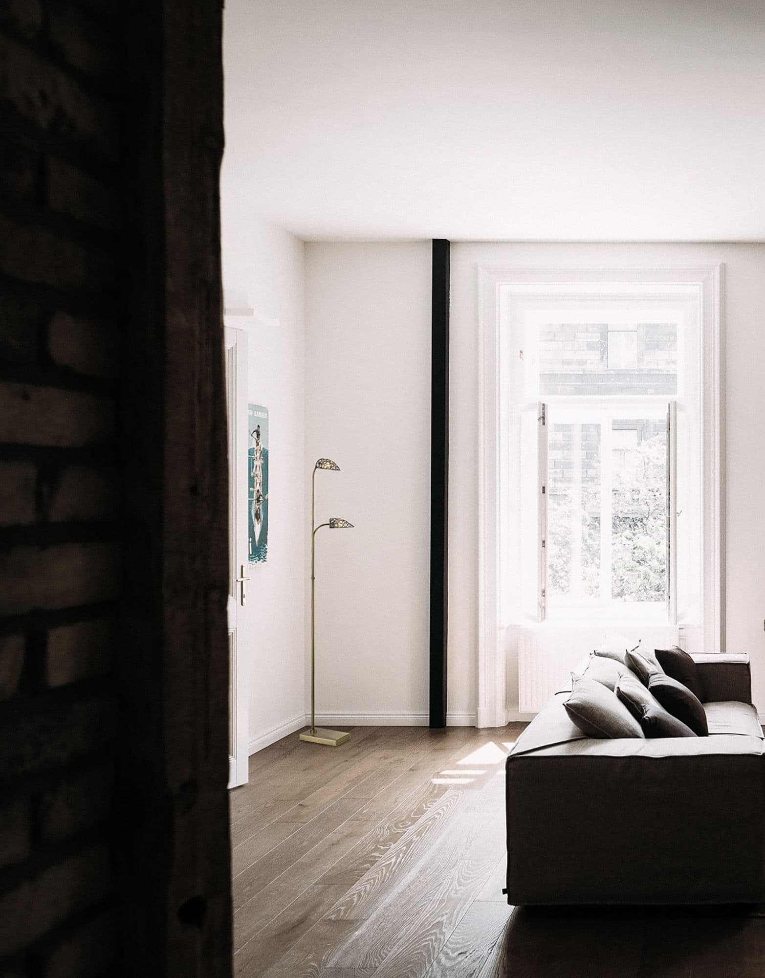 Anthony Wall Lamp 2 Light G9 Antique Brass with Crystal