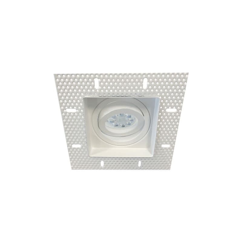 ARCO Recessed Plaster in Downlight Square White DL006 GU10
