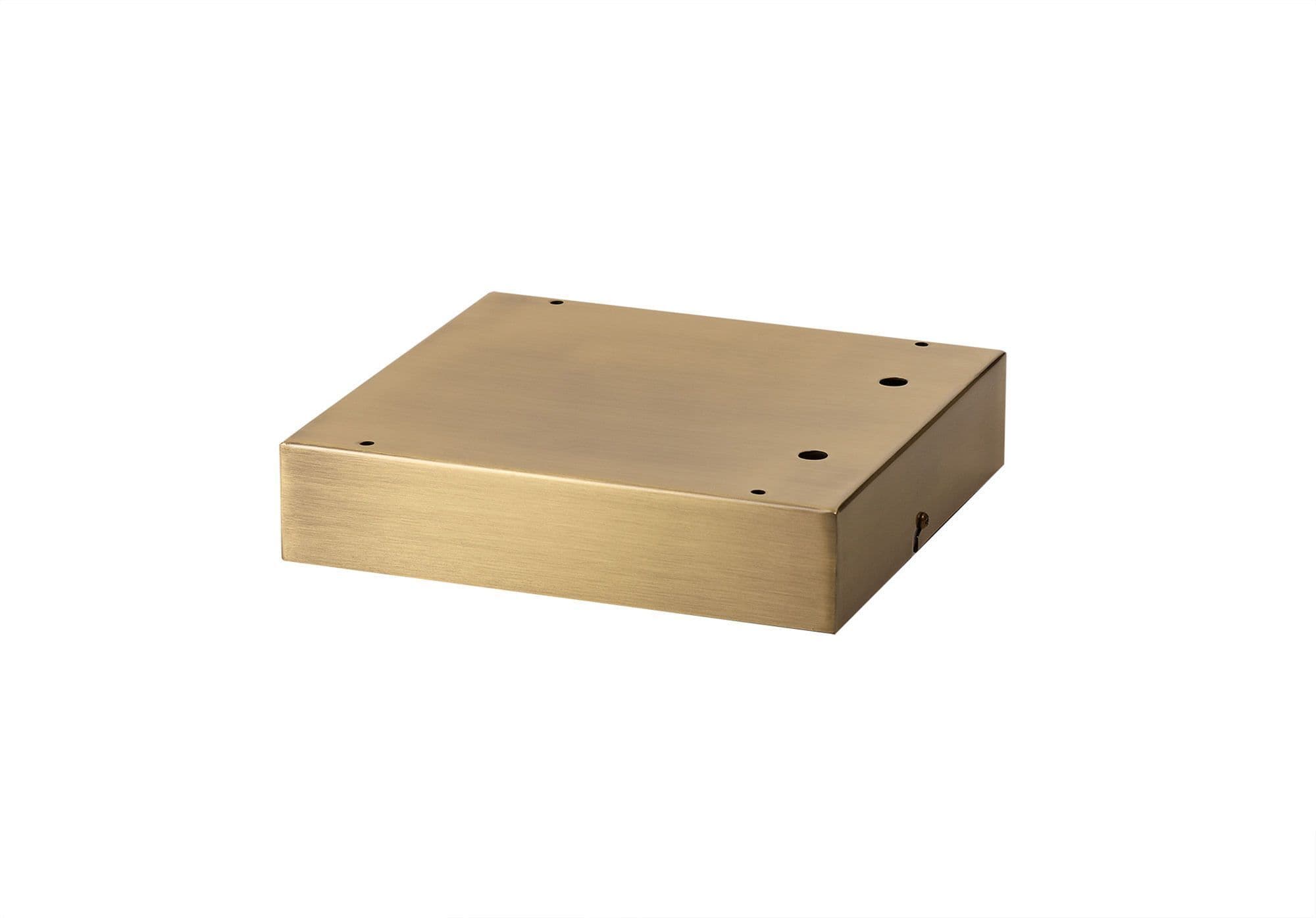 Arnold 45mm Deep Back Box For Emergency Control Gear Antique Brass
