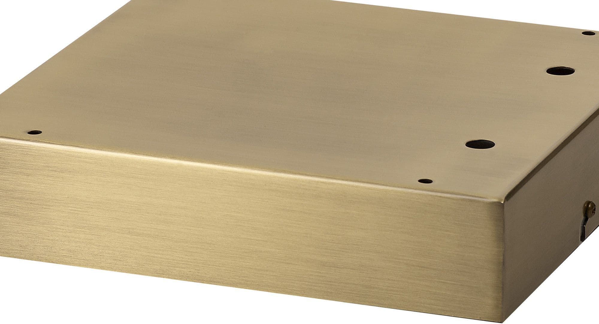 Arnold 45mm Deep Back Box For Emergency Control Gear Antique Brass