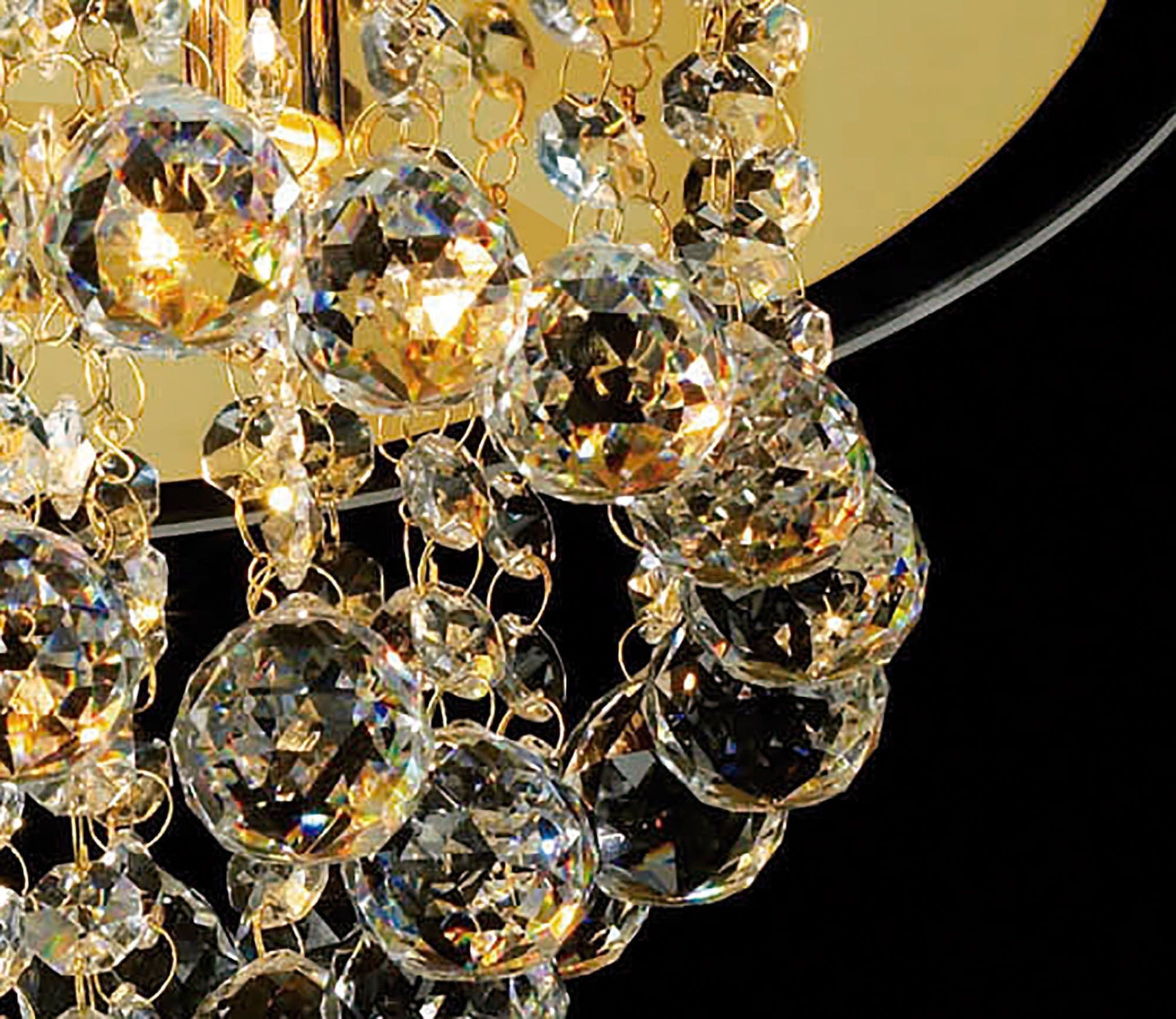 Austin Ceiling 4 Light G9 French Gold and Crystal