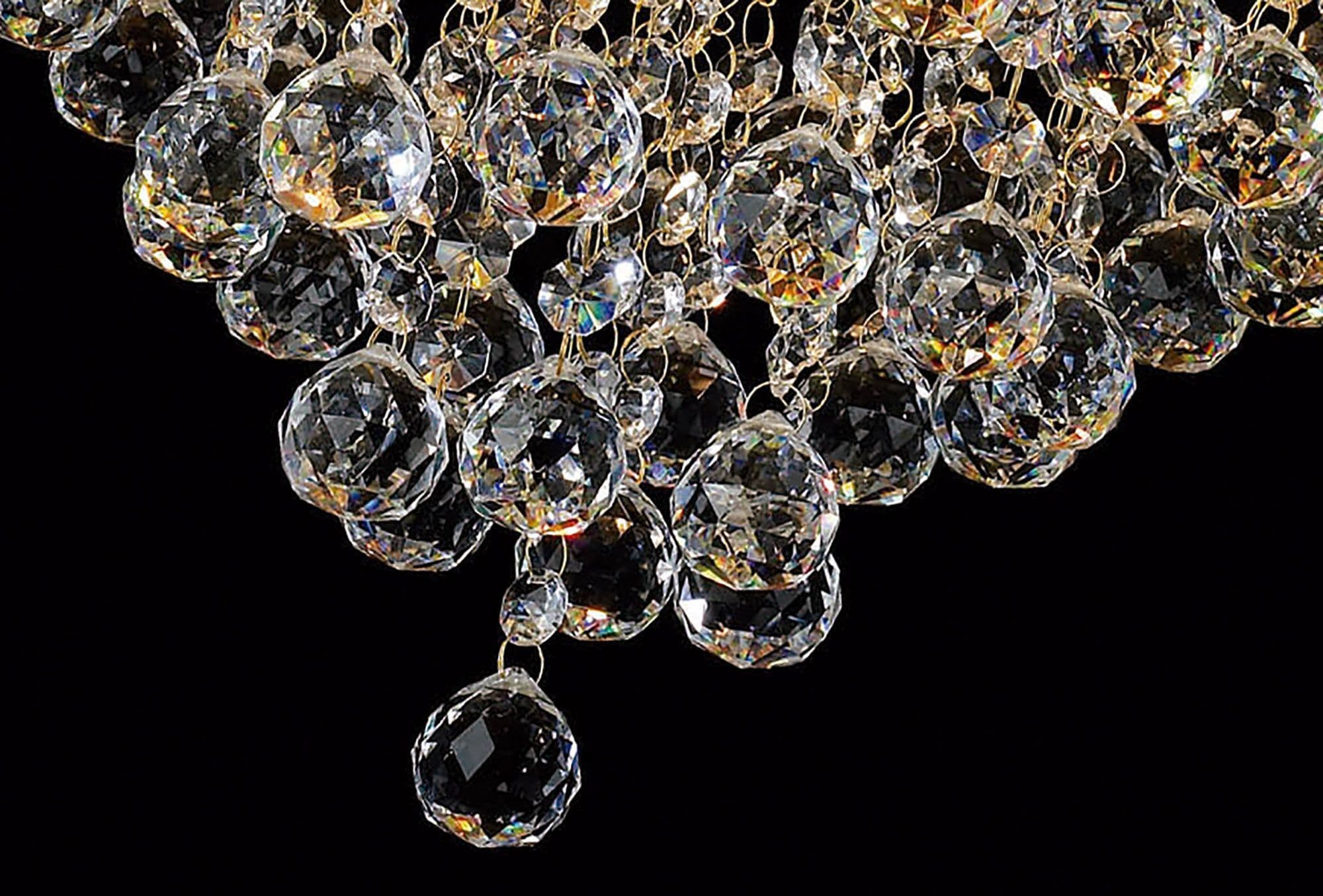 Austin Ceiling 6 Light G9 French Gold with Crystal