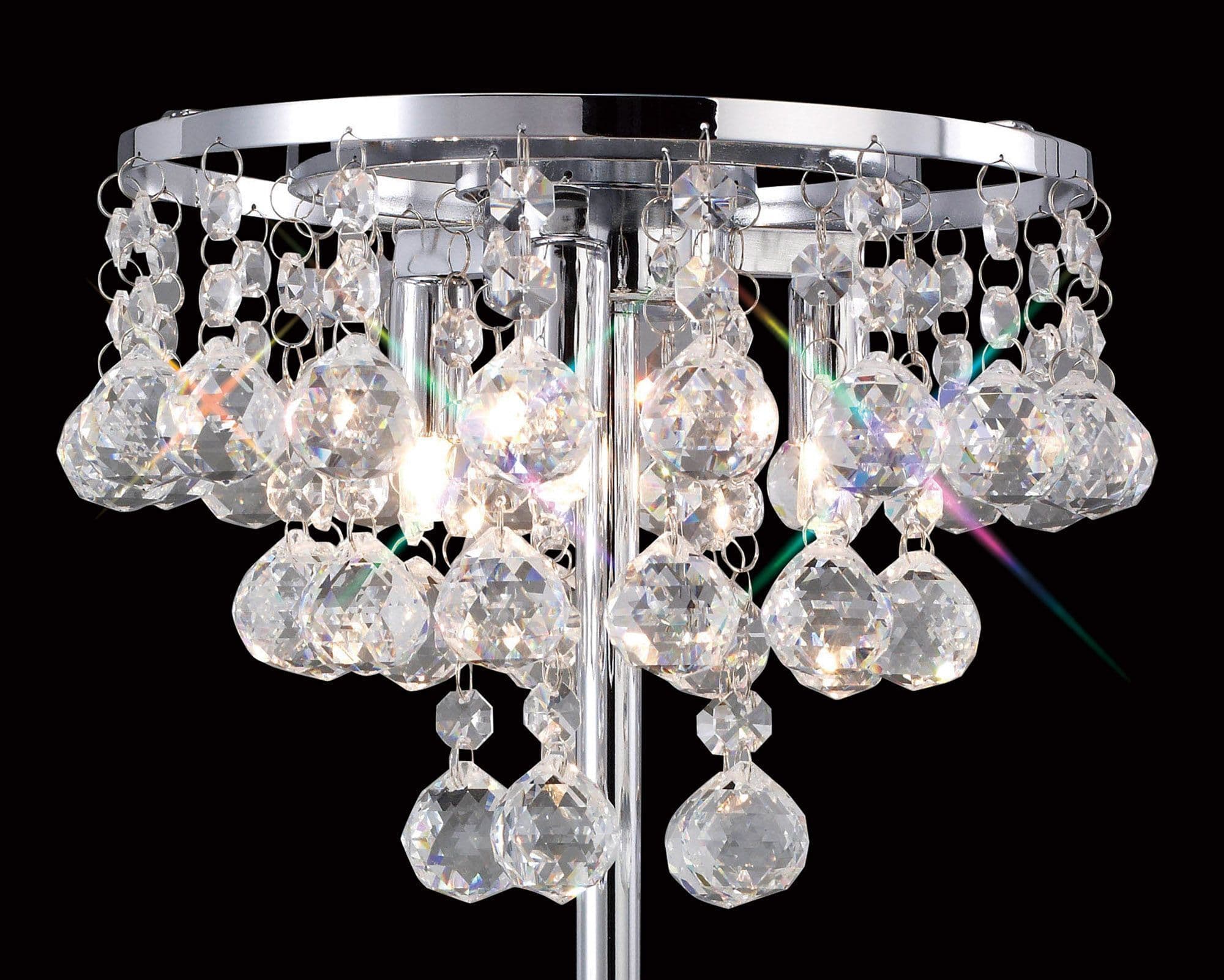 Austin Table Lamp 3 Light G9 Polished Chrome/Crystal