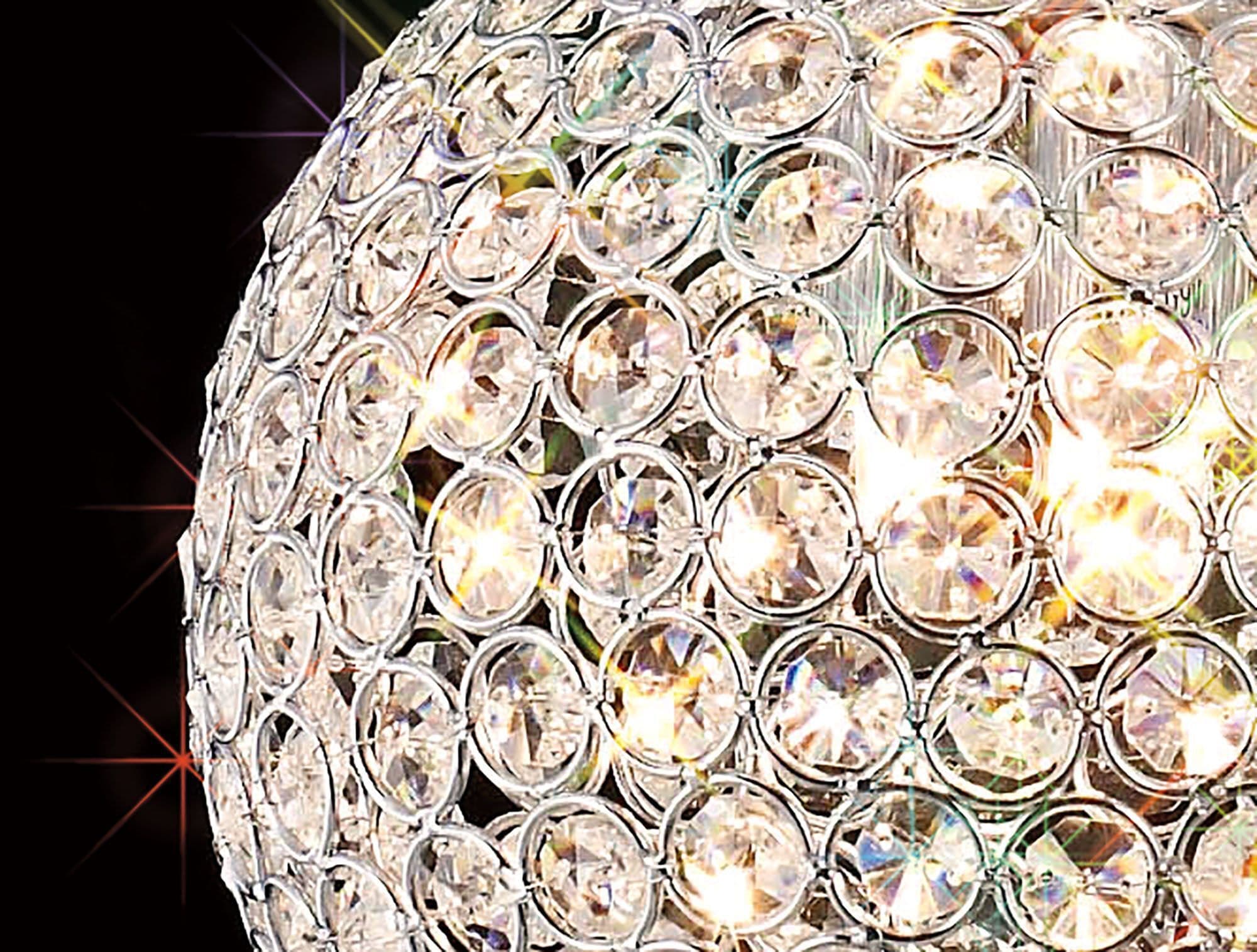 Barry Pendant 4 Light G9 Polished Chrome/Crystal