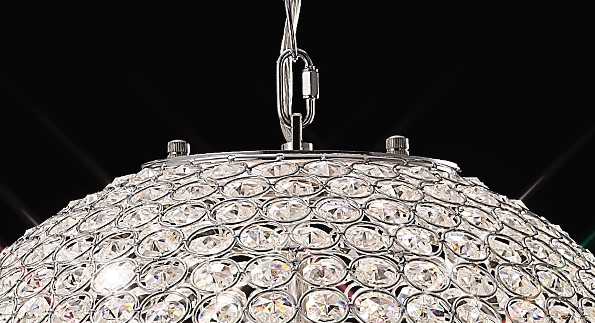 Barry Pendant 7 Light G9 Polished Chrome/Crystal