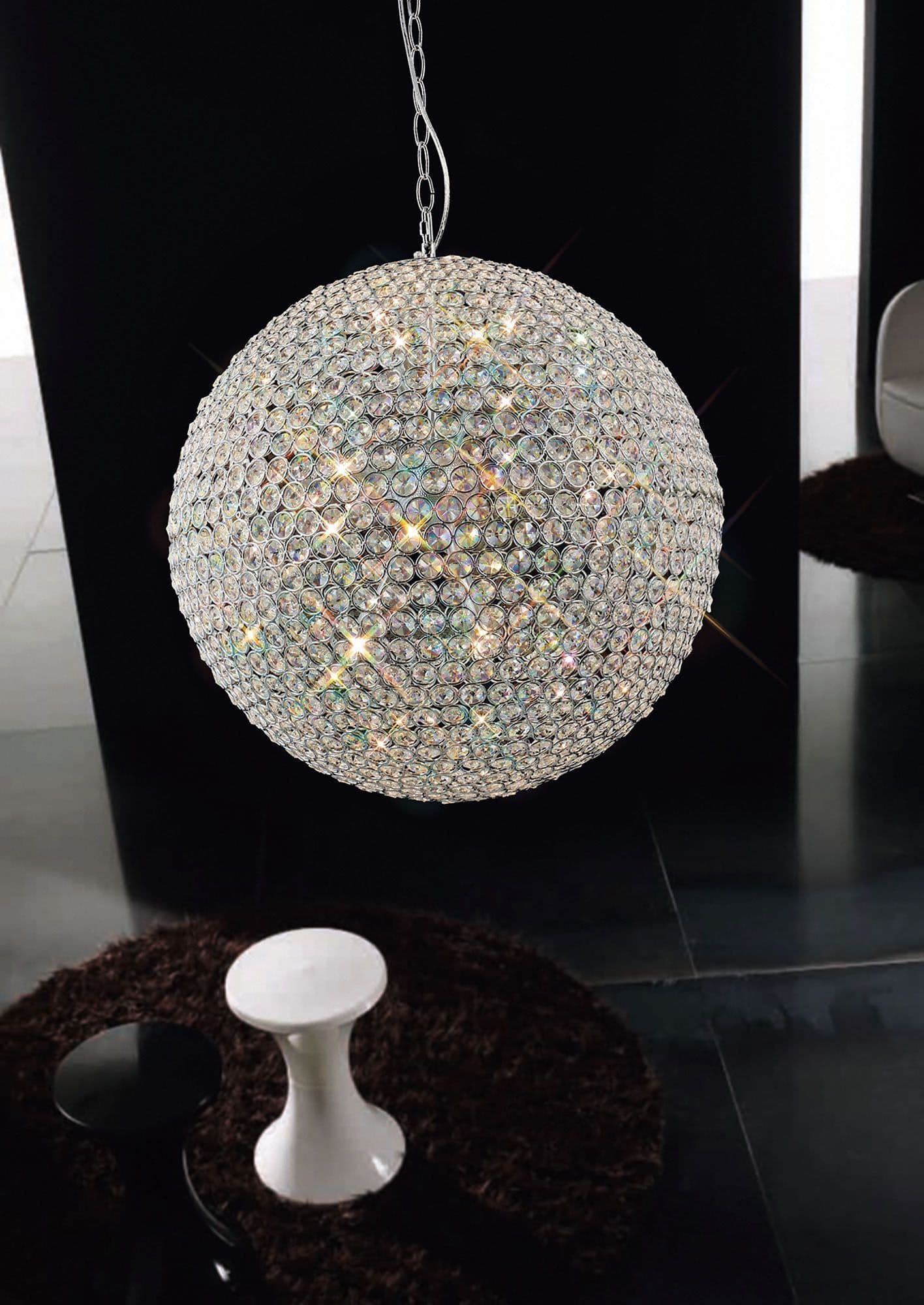 Barry Rectangle Wall Lamp 2 Light G9 Polished Chrome/Crystal