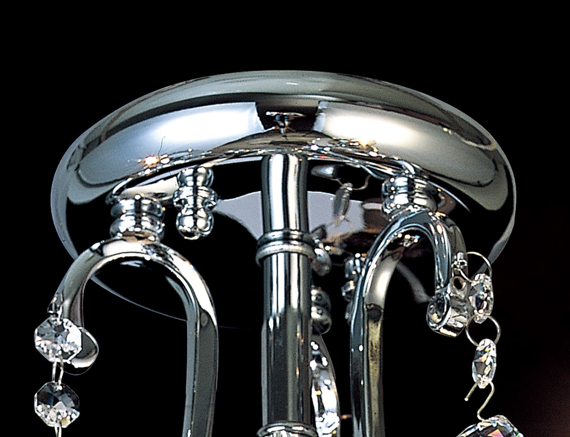 Bennett Ceiling 3 Light E14 Polished Chrome with Crystal