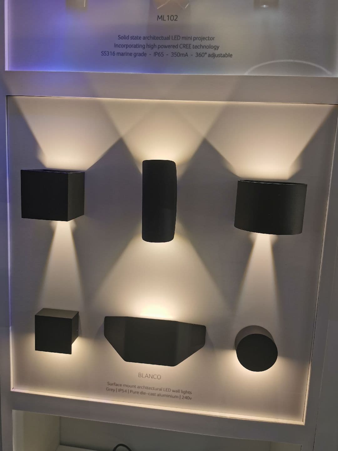 BLANCO Outdoor Wall Light Anthricite Grey 480 Lumens BL06-W