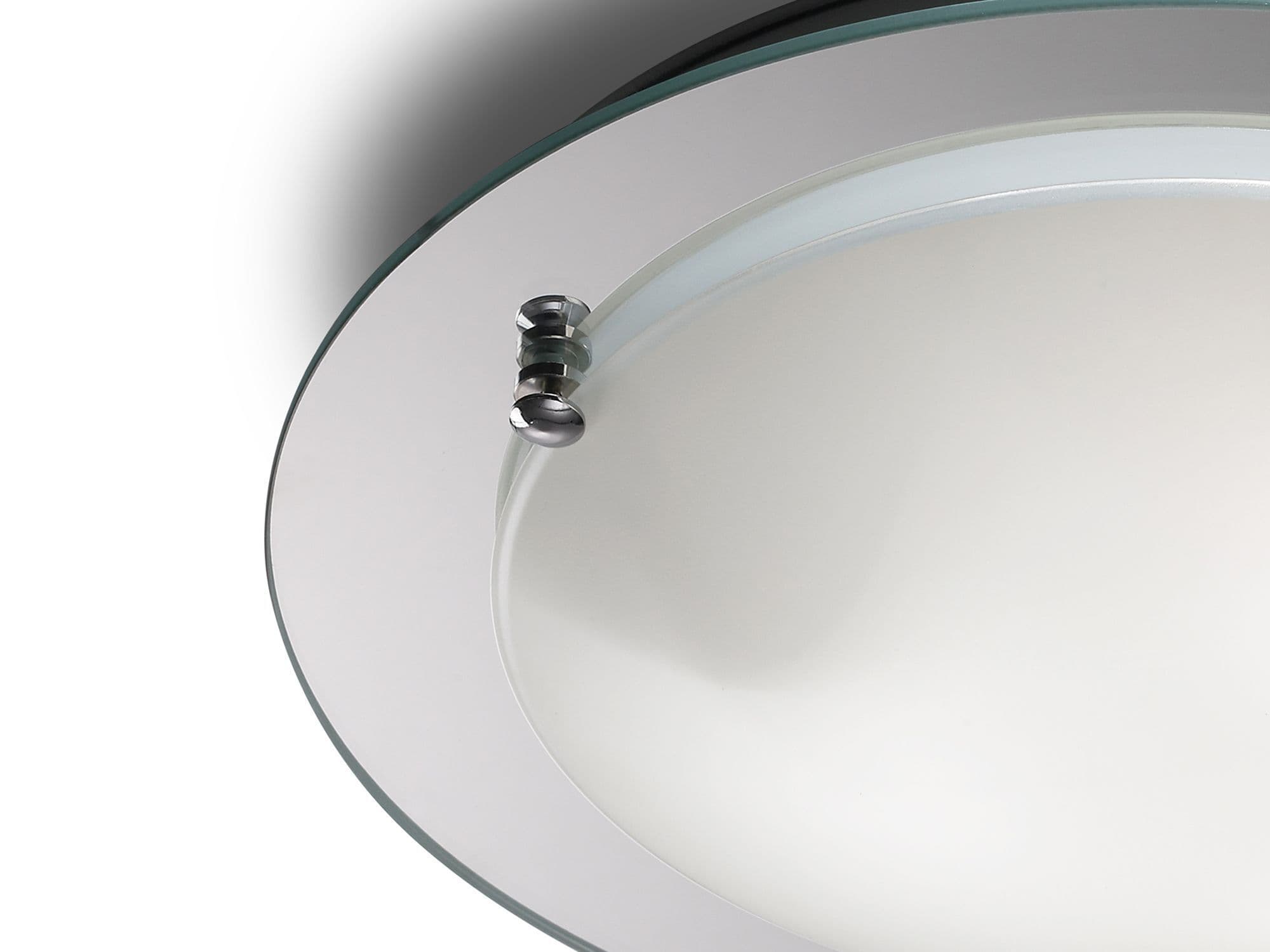 Brooklyn Ceiling 400mm Round 3 Light E27 Polished Chrome