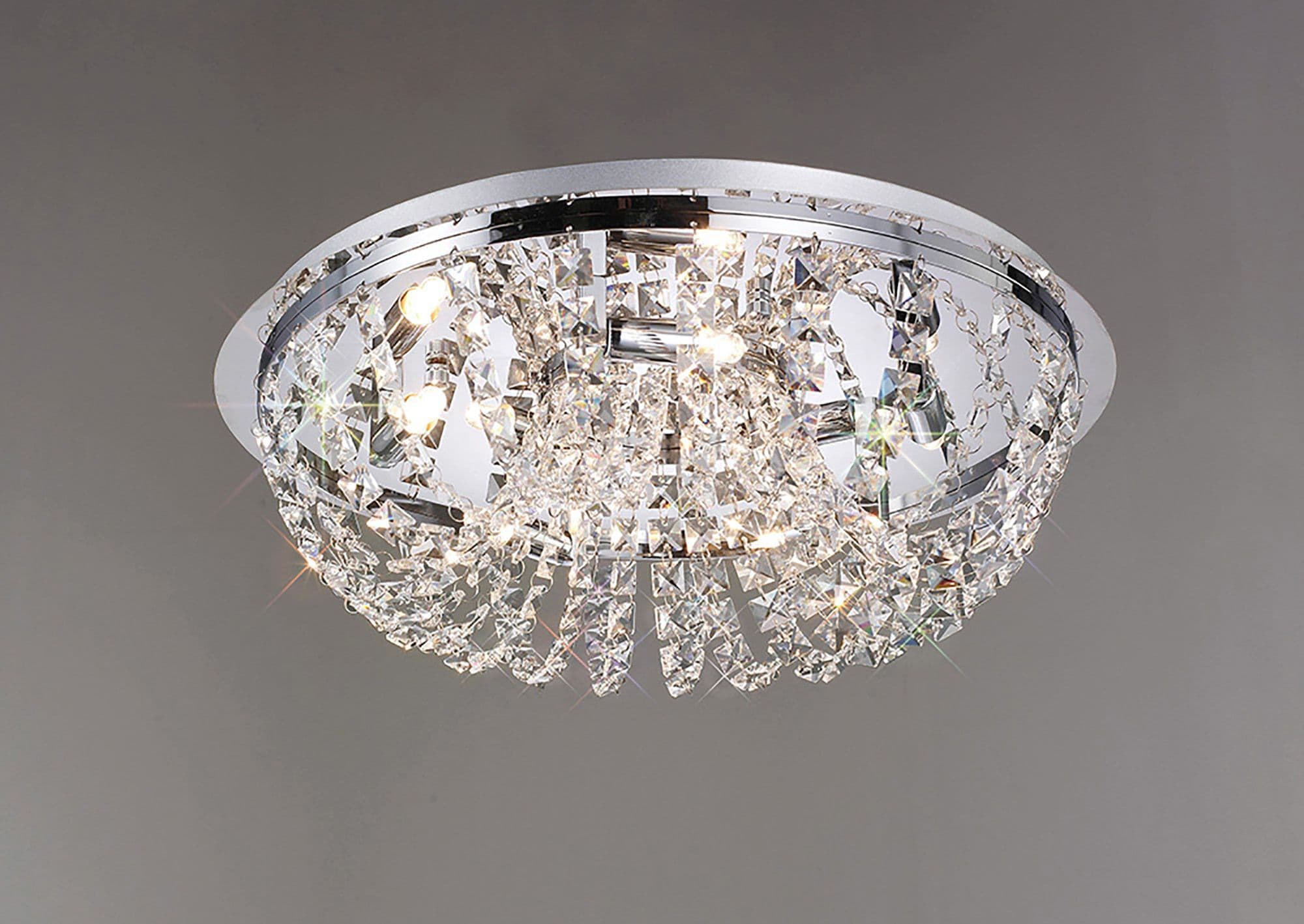 Buster Ceiling 5 Light G9 Polished Chrome/Crystal