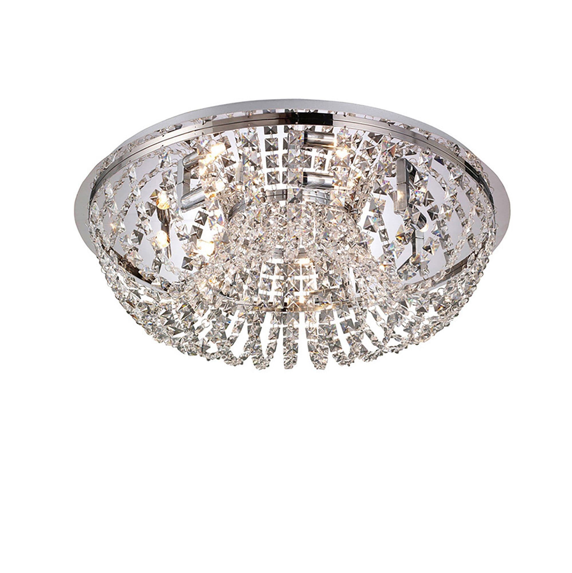 Buster Ceiling 7 Light G9 Polished Chrome/Crystal