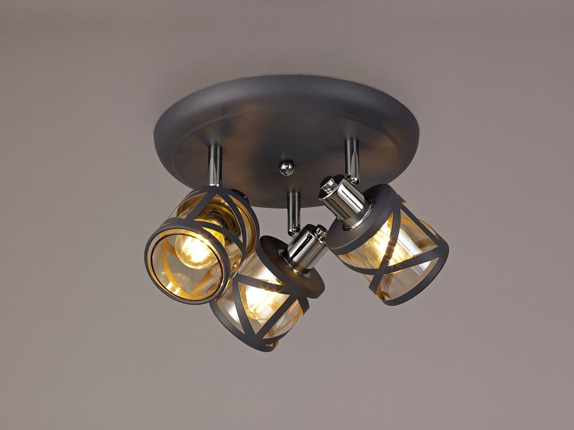 Charleston 3 Light Round Spotlight E14
