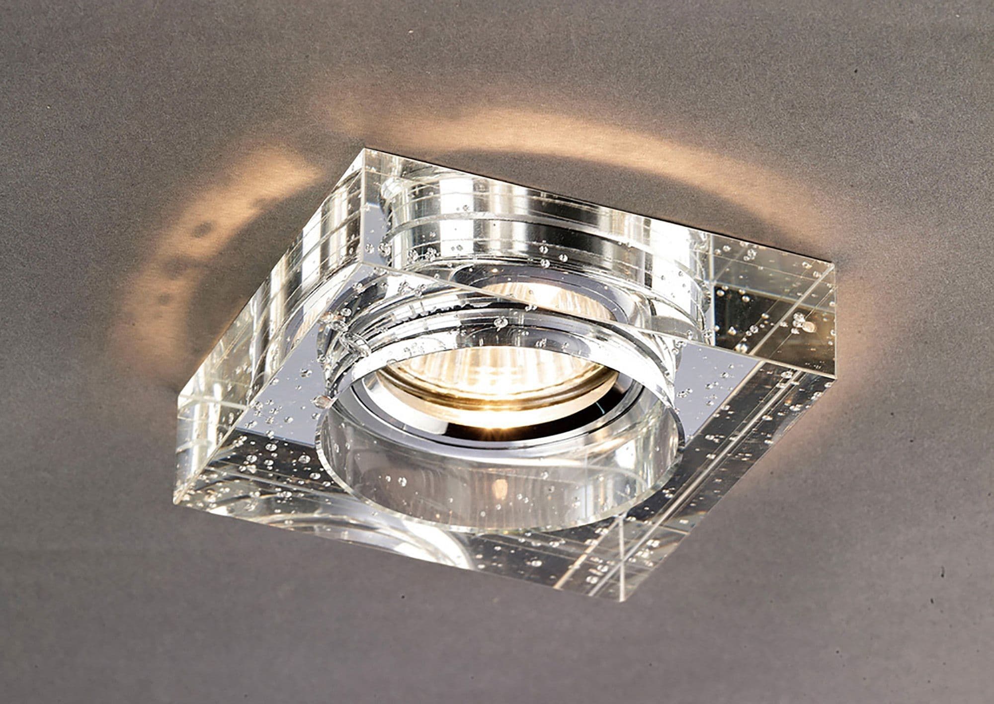 Crystal Bubble Downlight Square Rim Only Clear EJZ30800 Required